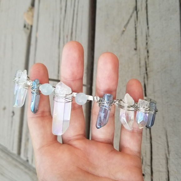 Accessories | Raw Crystal Handmade Renaissance Tiara | Poshmark